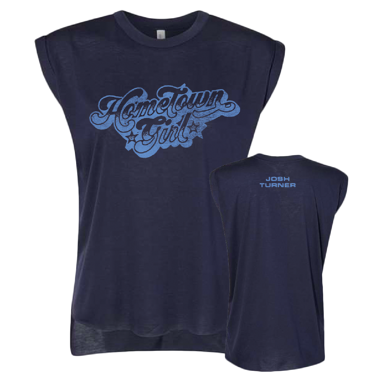 2022 Josh Turner Hometown Girl Ladies Muscle Tank – Josh Turner ...